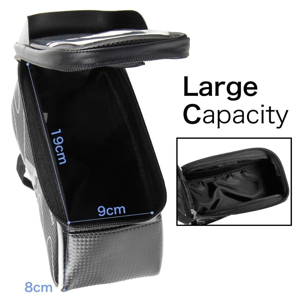 Waterproof Bicycle Front Tube Mobile & Stash Holder - Style Review