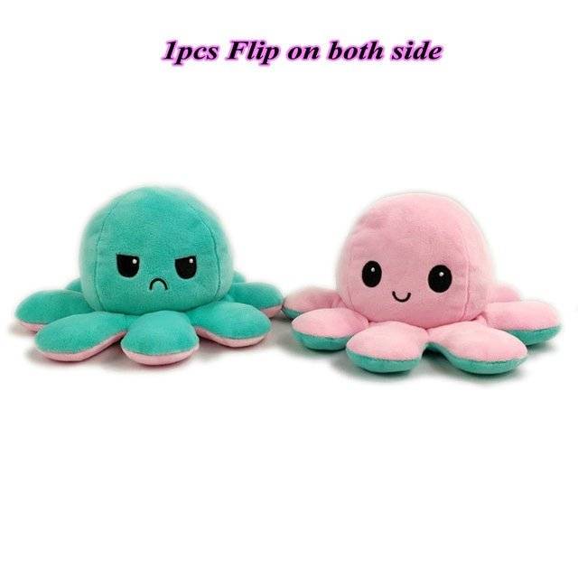 Moodipus Cuddly Reversible Happy or Sad Cuddly Octopus - Style Review