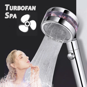 50% off HELIX Turbofan Shower Head | Increase Shower Pressure & Lower ...