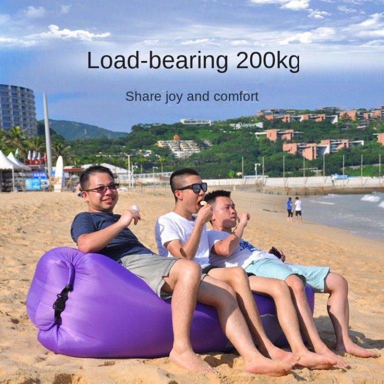 Air Lounger Inflatable Beach Chair - Air Bed Beach Camping Chair ...