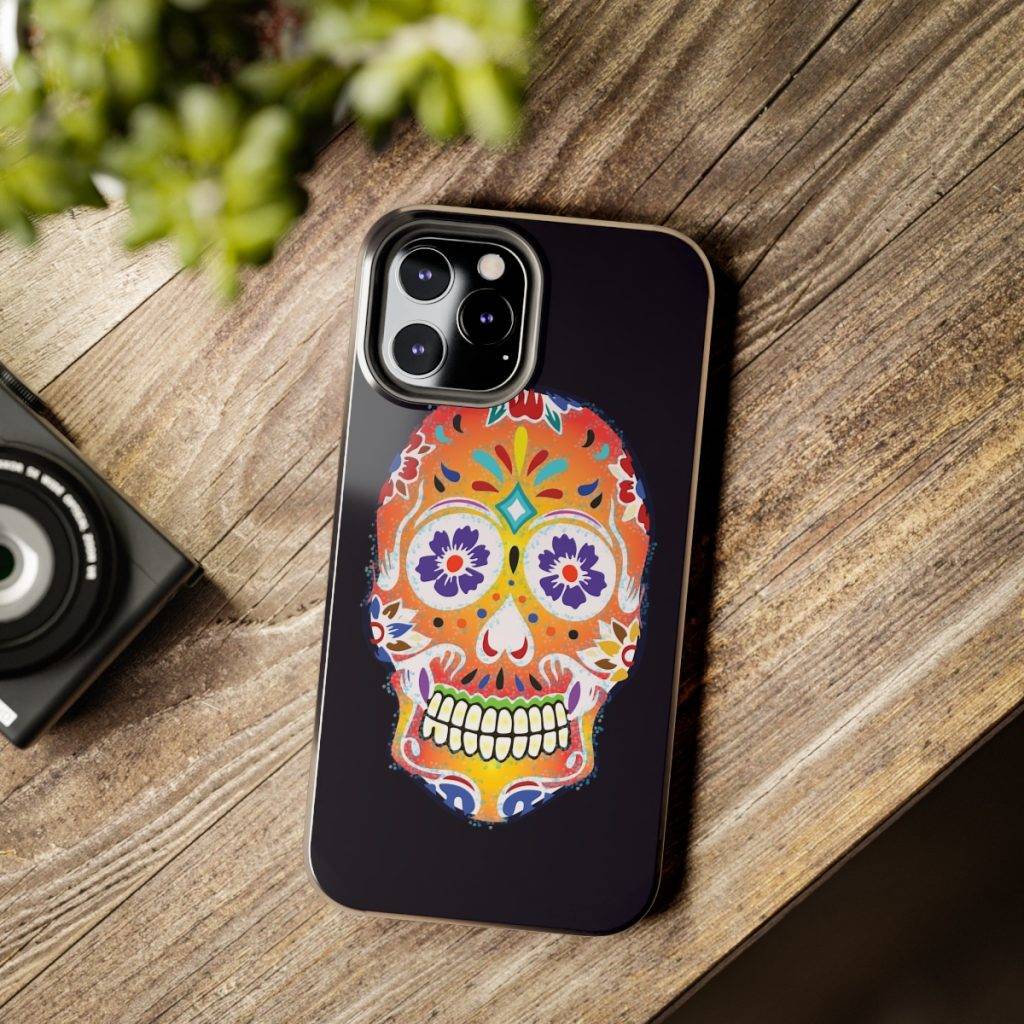 Sugar Skull Phone Case For Apple Phones - Style Review