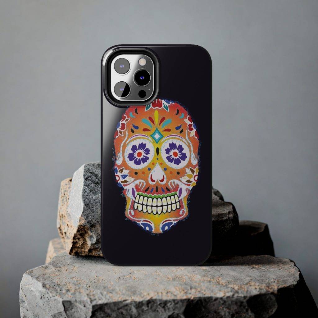 Sugar Skull Phone Case For Apple Phones - Style Review